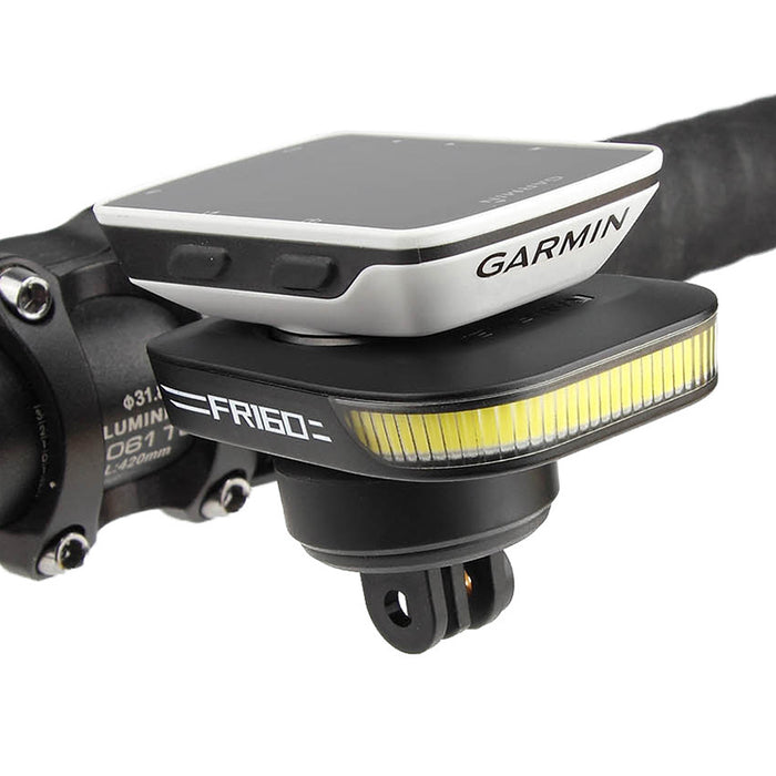 FR160 Rechargeable Daytime Visible Bike Light for Garmin/Wahoo_RAVEMEN