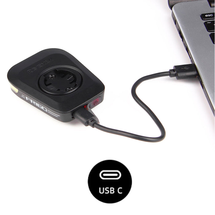FR160 Rechargeable Daytime Visible Bike Light for Garmin/Wahoo_RAVEMEN